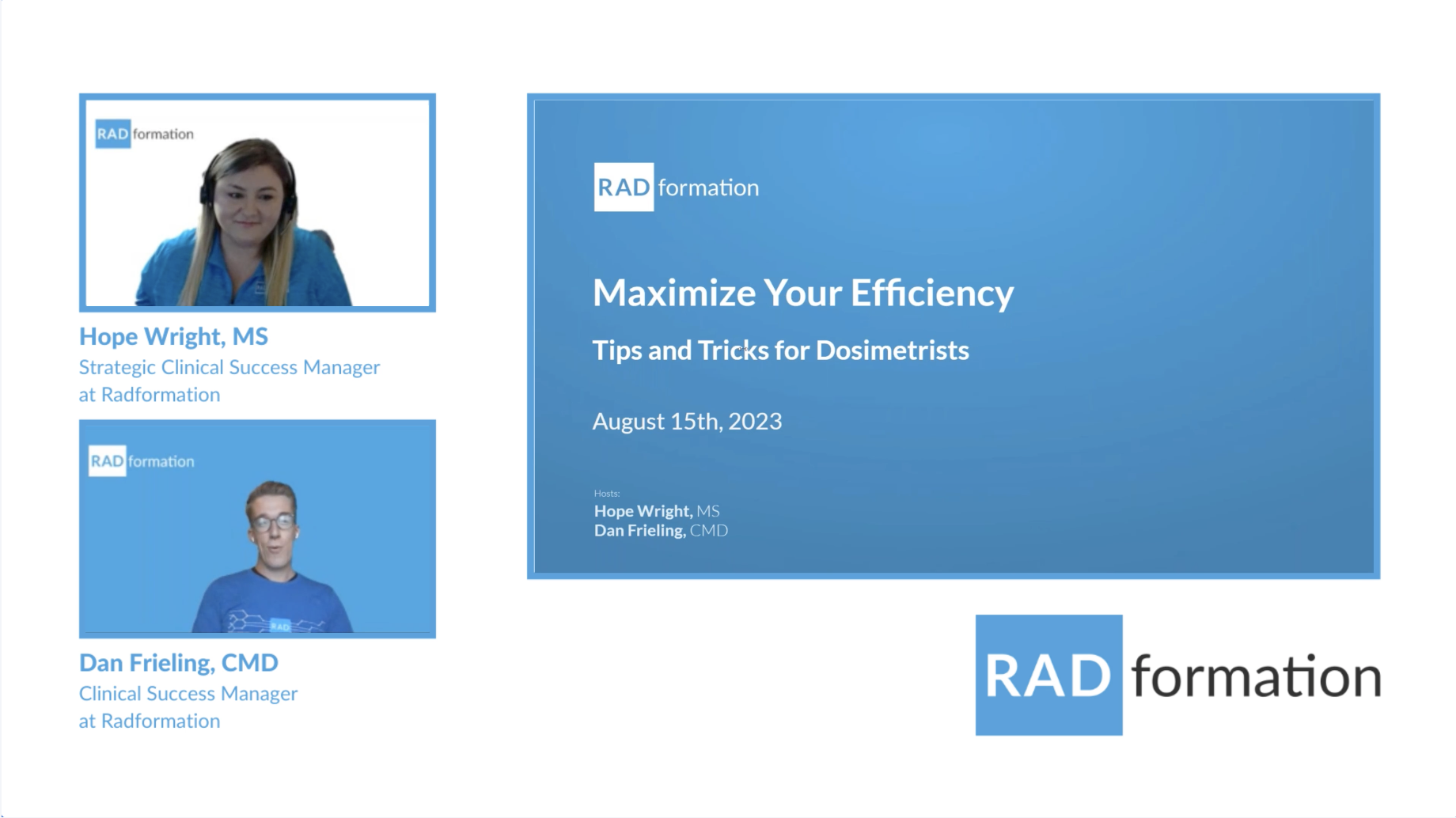 Maximize Your Efficiency: Tips and Tricks for Dosimetrists Recording